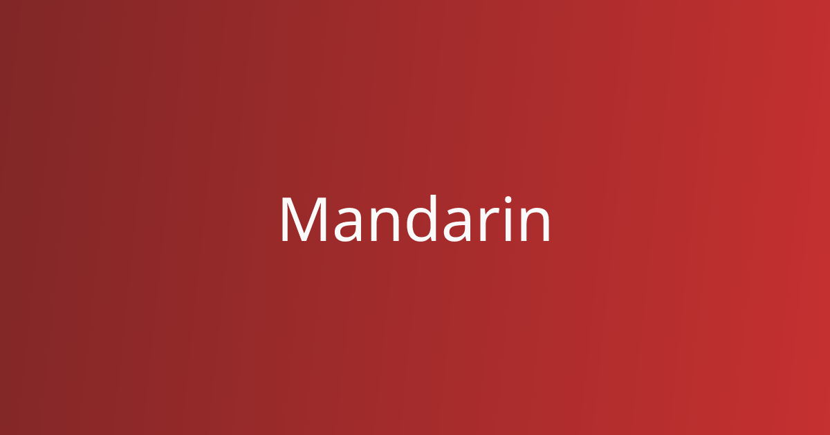 Order Authentic Chinese Online | Mandarin - Pickup or Delivery Available